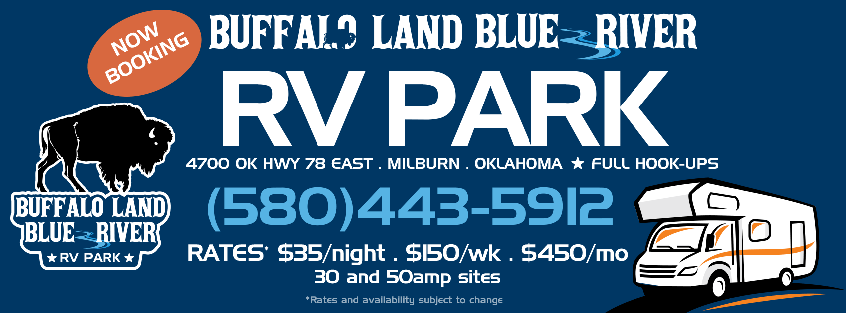 Contact - Buffalo Land Blue River RV Park